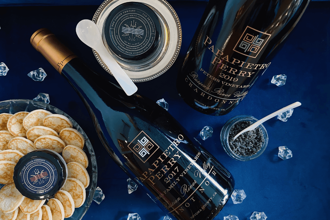 Wine and Caviar Event with Papapietro Perry Winery – The Caviar Co.