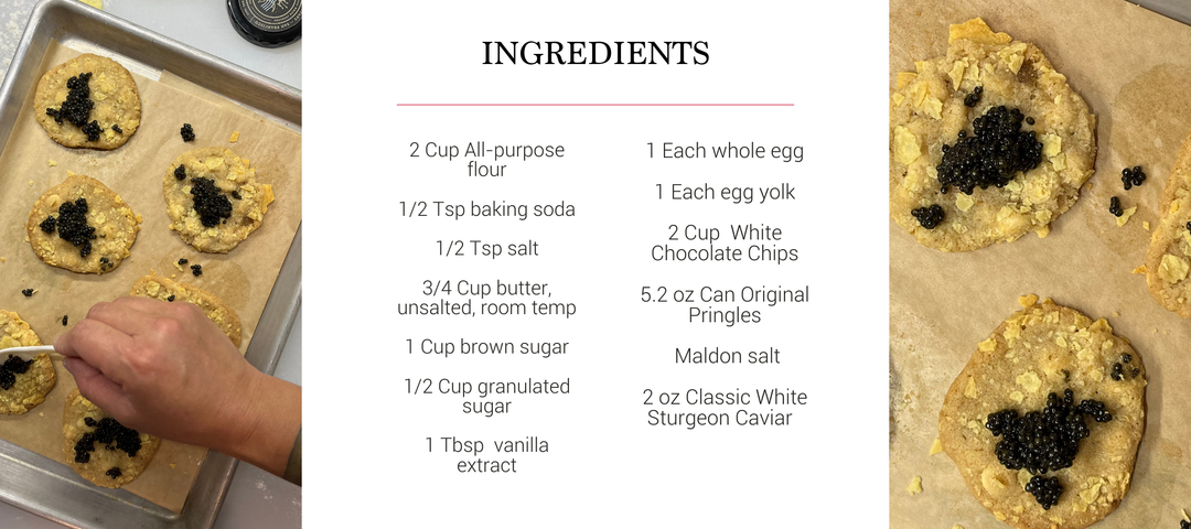 White Chocolate Pringles Cookie with Classic White Sturgeon – The ...