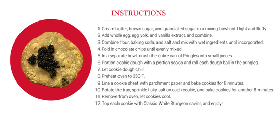 White Chocolate Pringles Cookie with Classic White Sturgeon – The ...