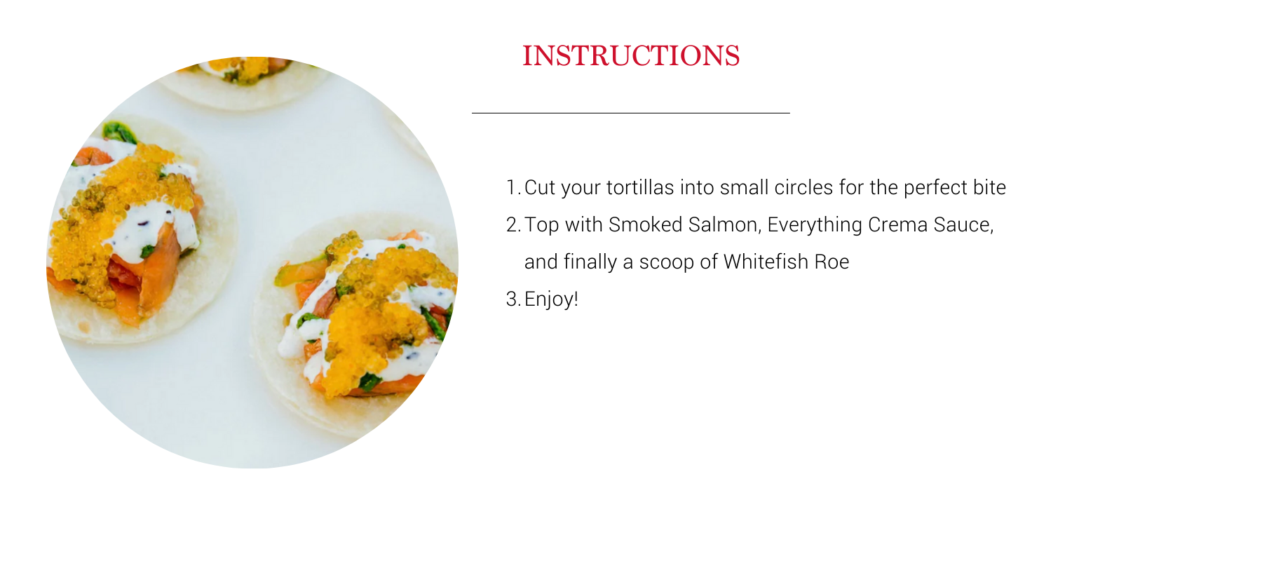 Whitefish Roe Bite – The Caviar Co.