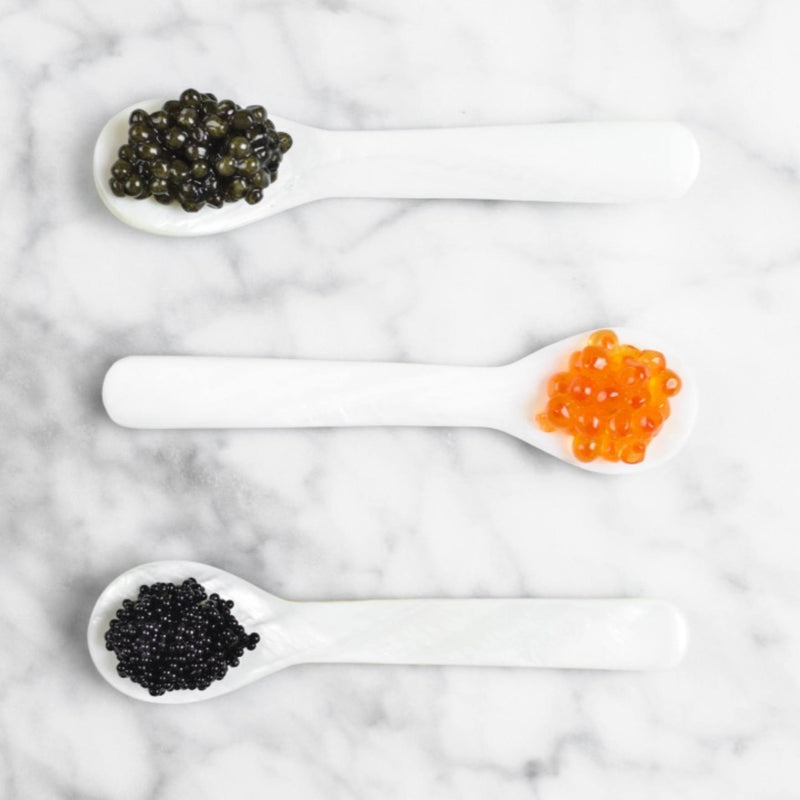 Mother of Pearl Spoons – The Caviar Co.