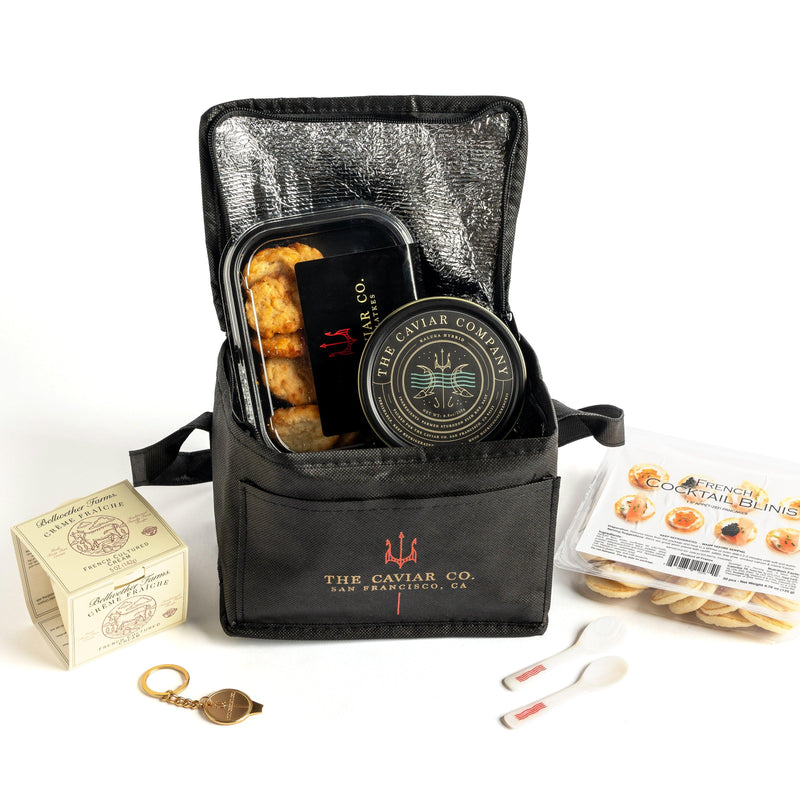 Caviar Party Set with a 250g Tin of Your Choice – The Caviar Co.
